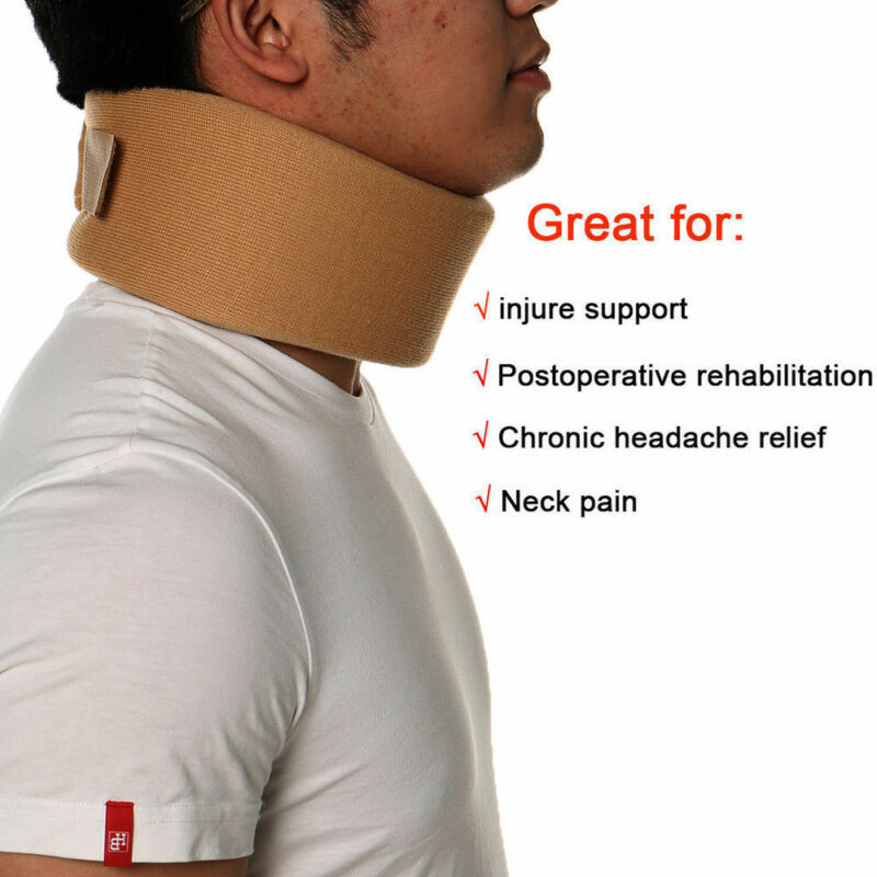 Adjustable Soft Foam Travel Neck Wrap Heating Brac... – Grandado