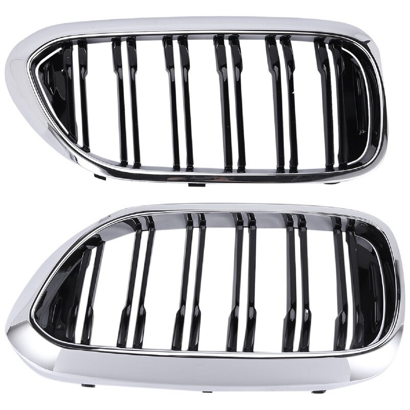For-BMW 5 Series G30 G31 G38 M5 + Chrome+Black Fro... – Grandado