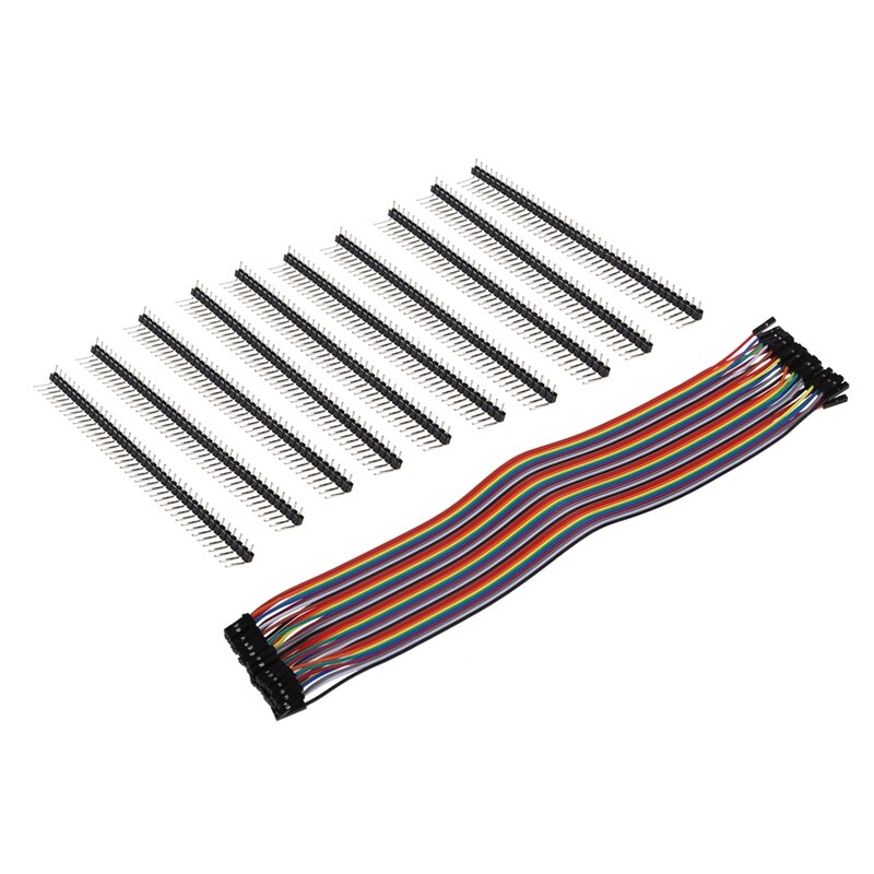 10 Stuks 1X40 Pin 2.54Mm Pitch Single Row Haakse P... – Grandado