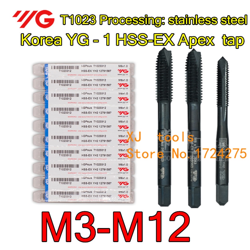 M3 M4 M5 M6 M7 M8 M10 M12 Korea YG-1 T1023 HSS-EX ... – Grandado