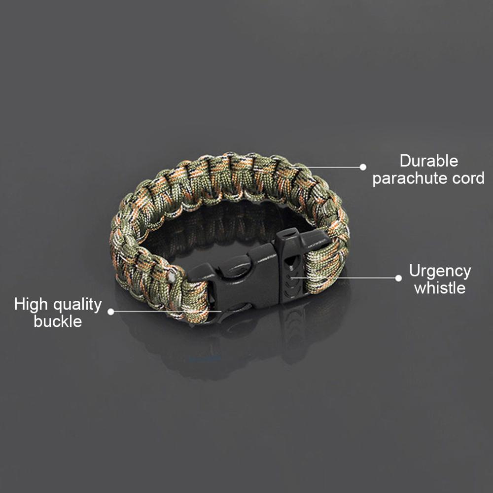 Emergency Paracord Gevlochten Armband Heavy-Duty M... – Vicedeal