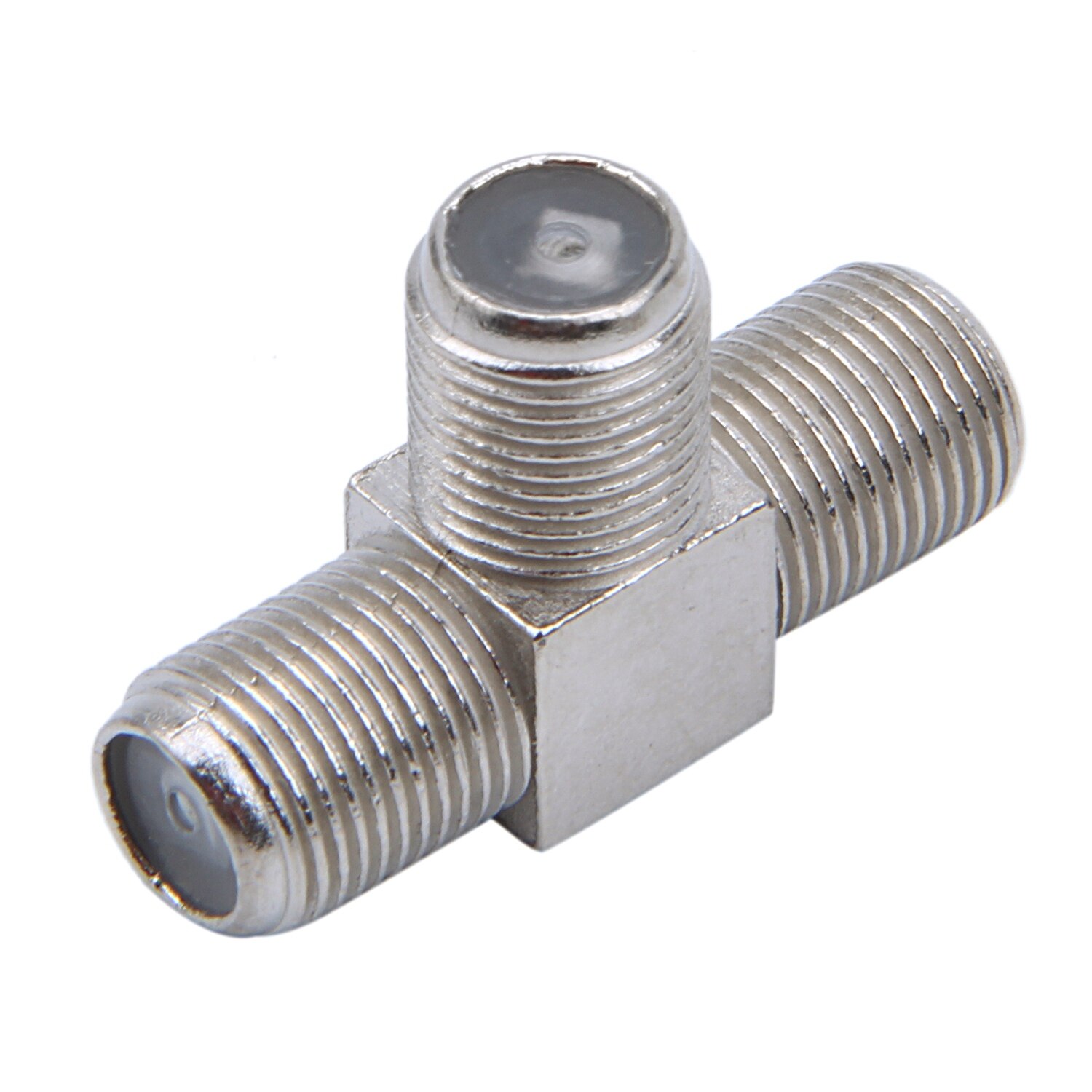 2 pièces 2 voies f-type Combiner TV connecteurs coaxiaux RF adaptateurs ...