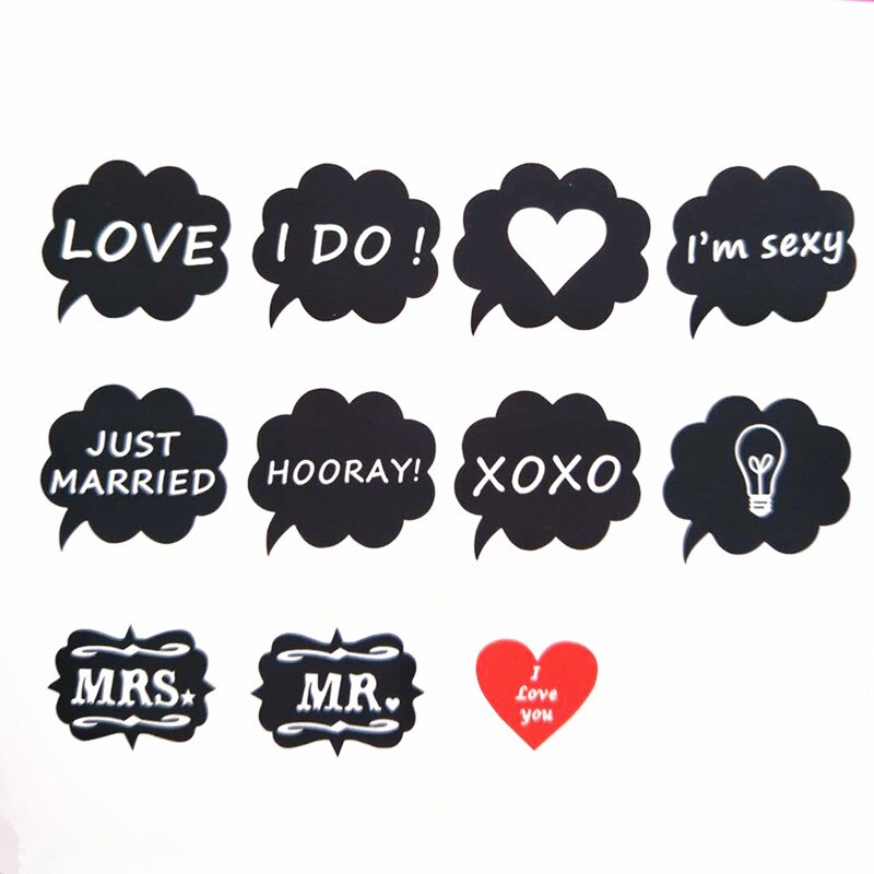 Team Bride PhotoBooth Props Bride To Be Mr Mrs Pho... – Grandado