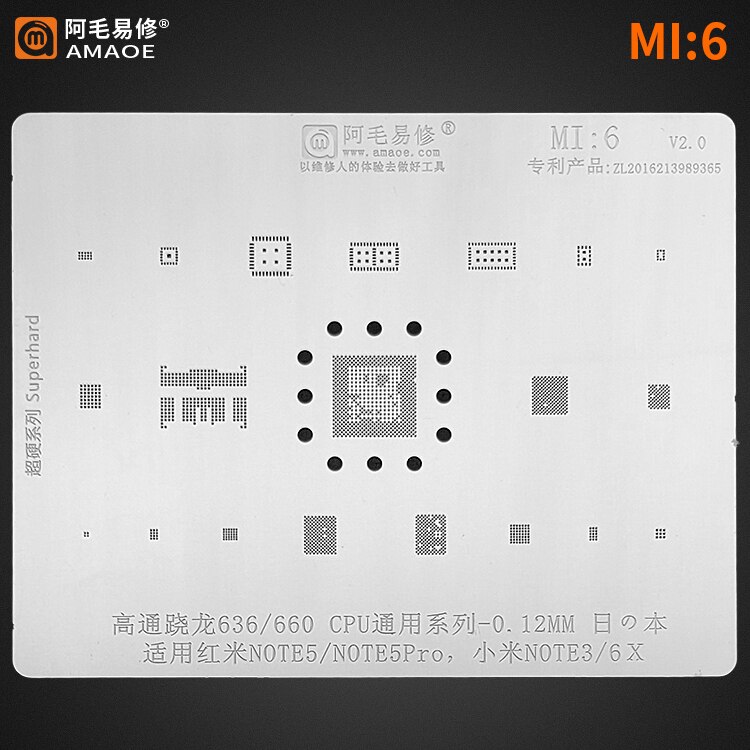 Amaoe MI6 Voor Xiaomi 6X/NOTE3 Planting Tin Netto ... – Vicedeal