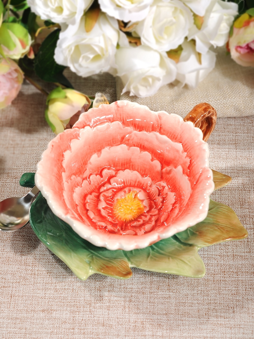 Creativity Modern Pottery Cup Saucer Simplicity No... – Grandado