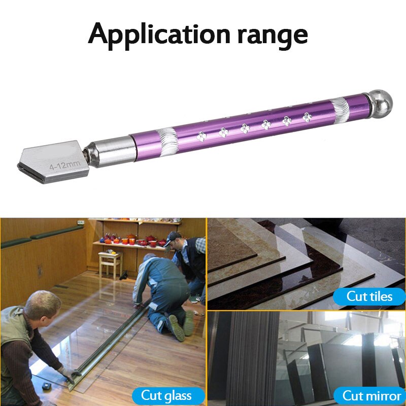 1pcs Diamond Glass Cutter 4-12mm 177mm Aluminum Al... – Grandado