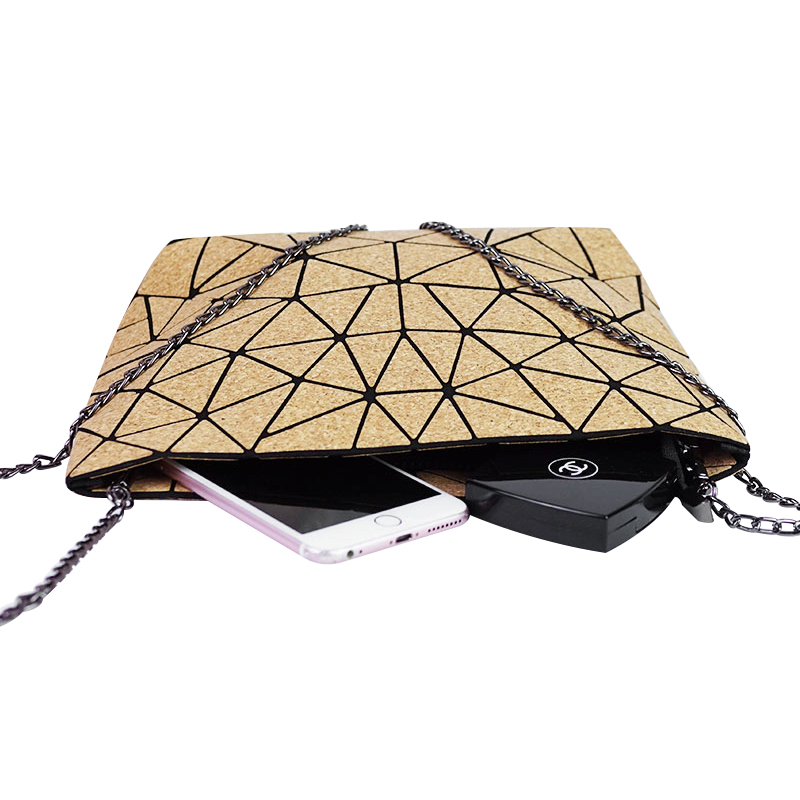 KAOGE Vegan Natural cork chain bag for women Handb... – Grandado