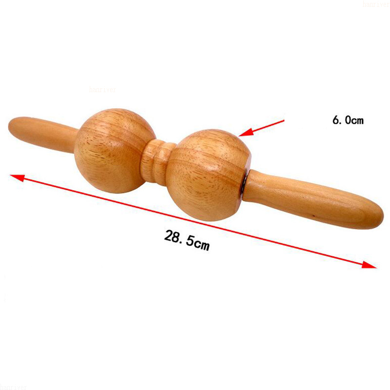 Houten Roller Massager Massief Hout Terug Been Mas... – Grandado
