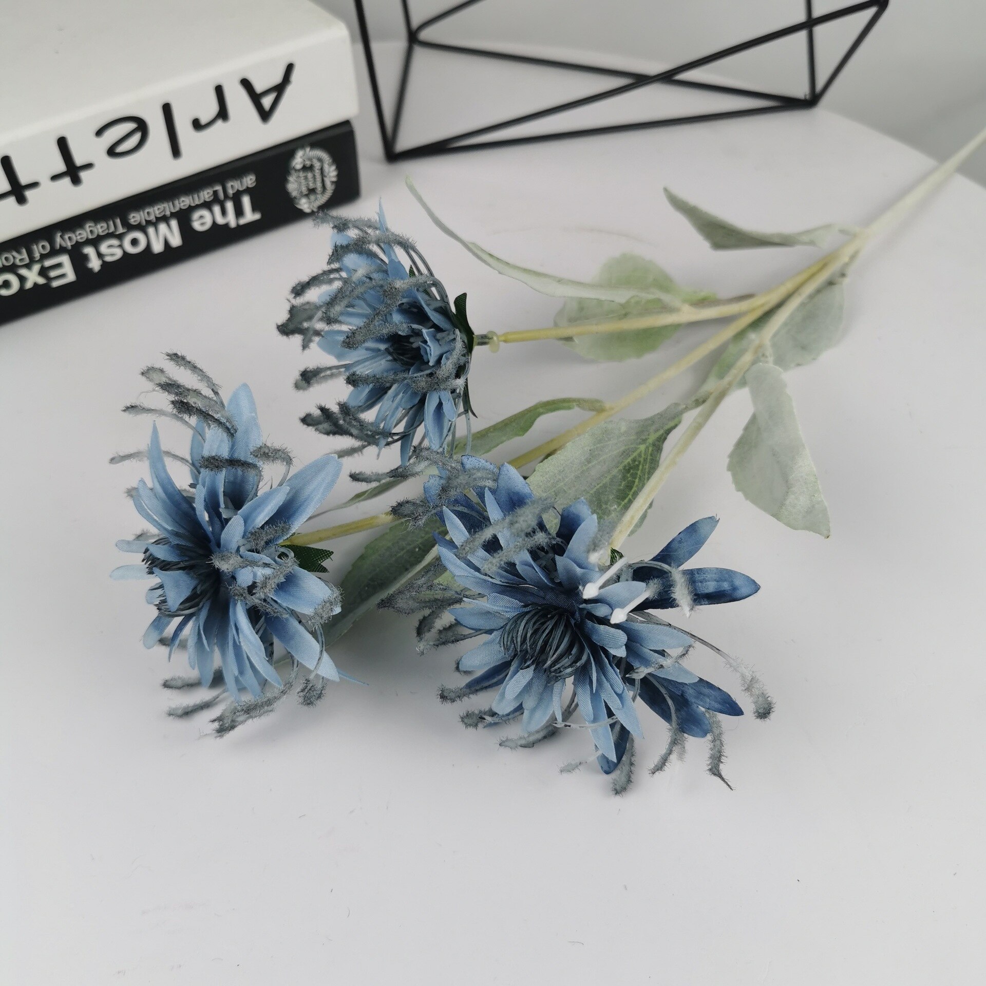 Simulation flower Nordic autumn false flower 3 hea... – Vicedeal