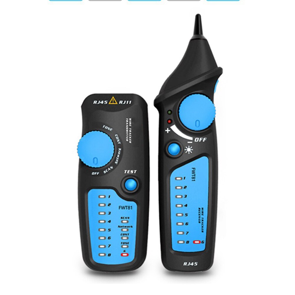 FWT81 Electric Line Finder Tester RJ45 RJ11 Teleph... – Vicedeal
