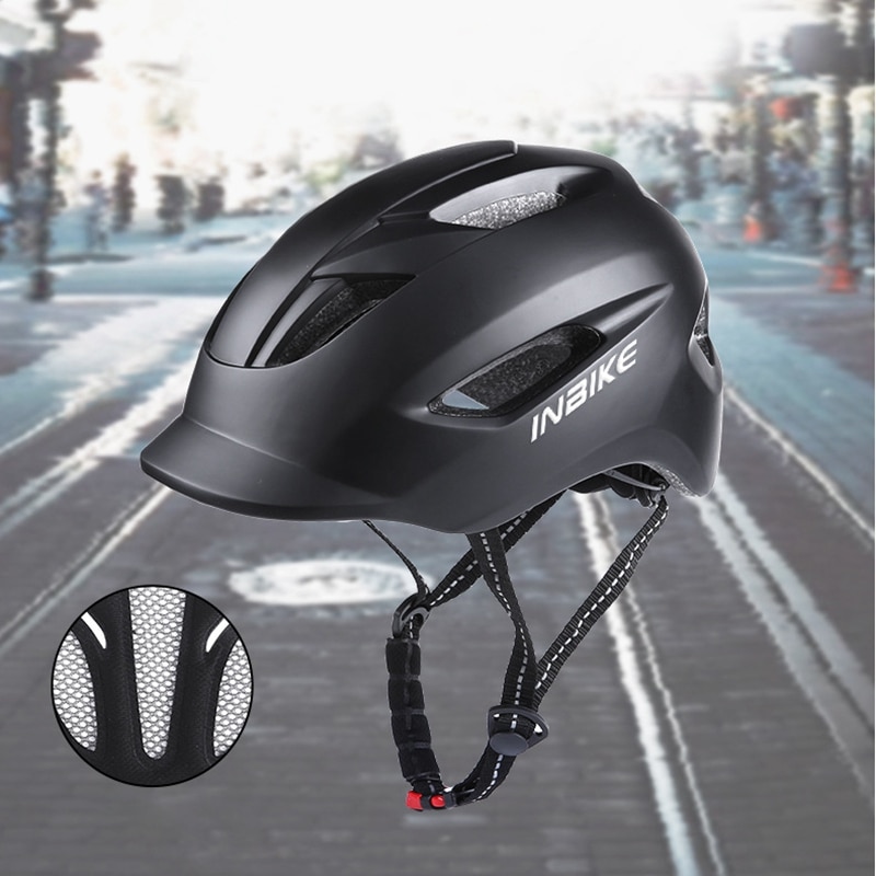 INBIKE Fahrrad Helm Stadt Helm mit Hinten Licht Ei... – Grandado