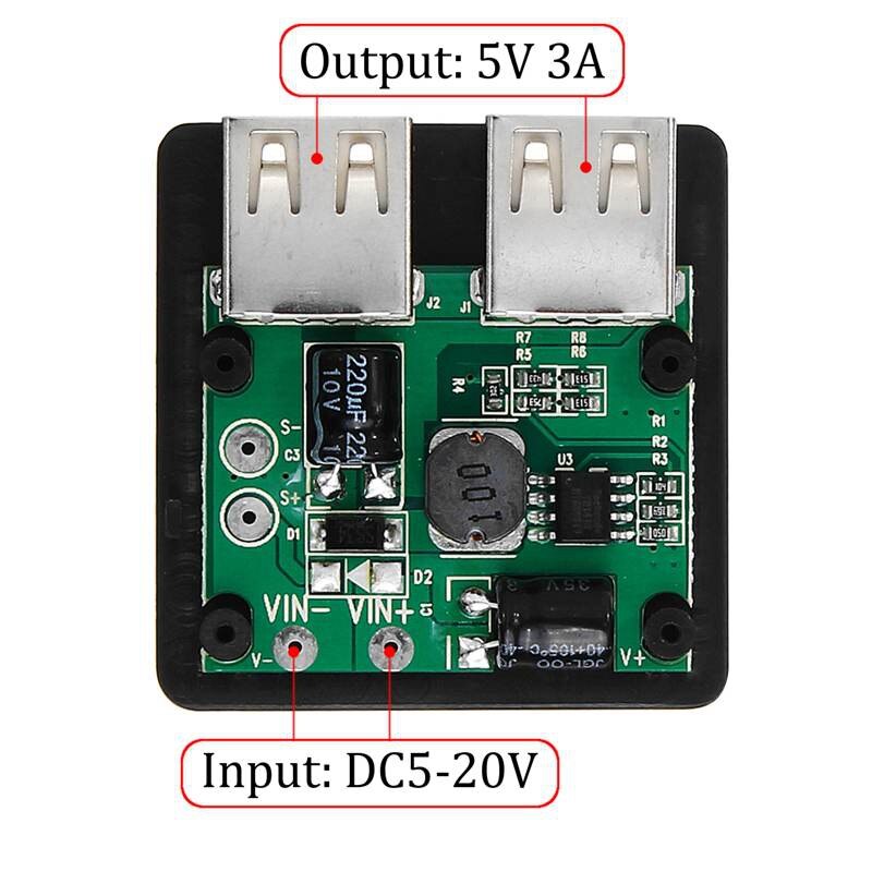 5PCS Solar Panel Junction Box Dual USB Regulator S... – Grandado
