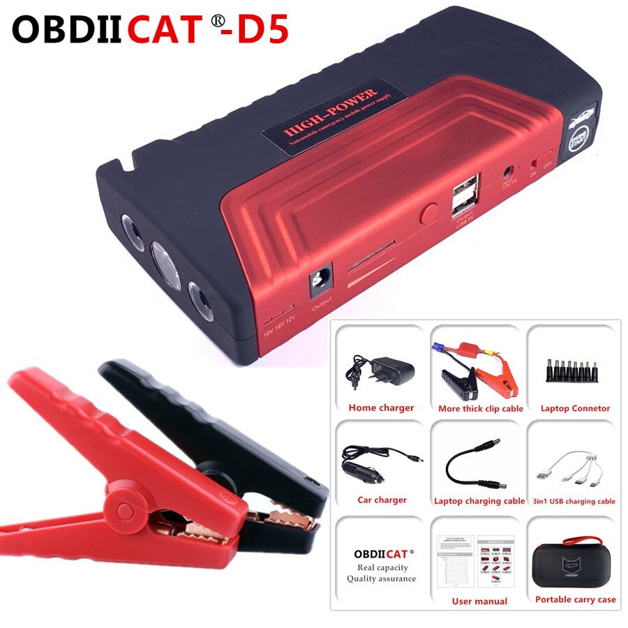 Mini car jump starter car battery charger vehicle ... – Vicedeal