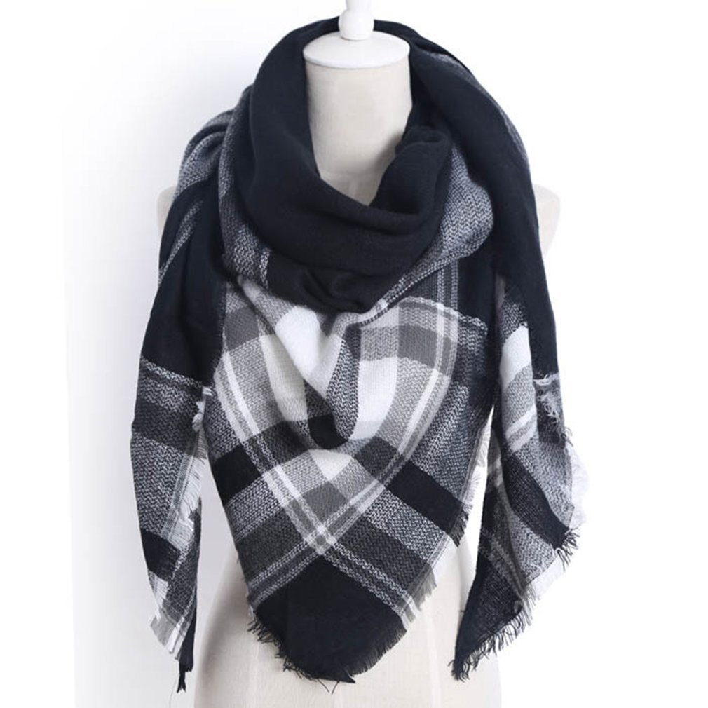 Latest Winter Triangle Scarf For Women Brand Shawl... – Grandado