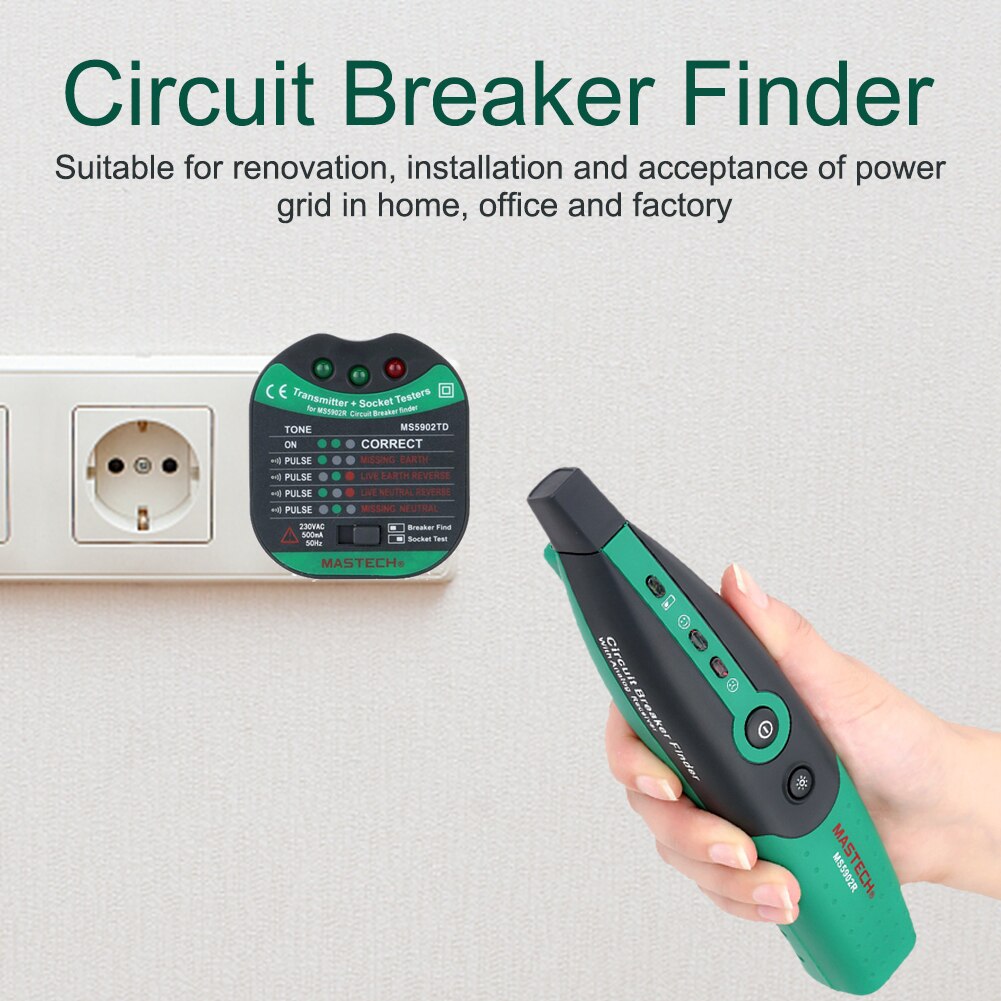 MS5902 Circuit Breaker Finder Portable Socket Test... – Vicedeal