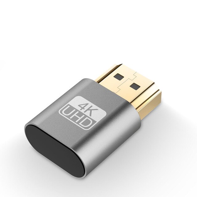 VGA HD-compatible Virtual Display Adapter 4K DDC E... – Vicedeal
