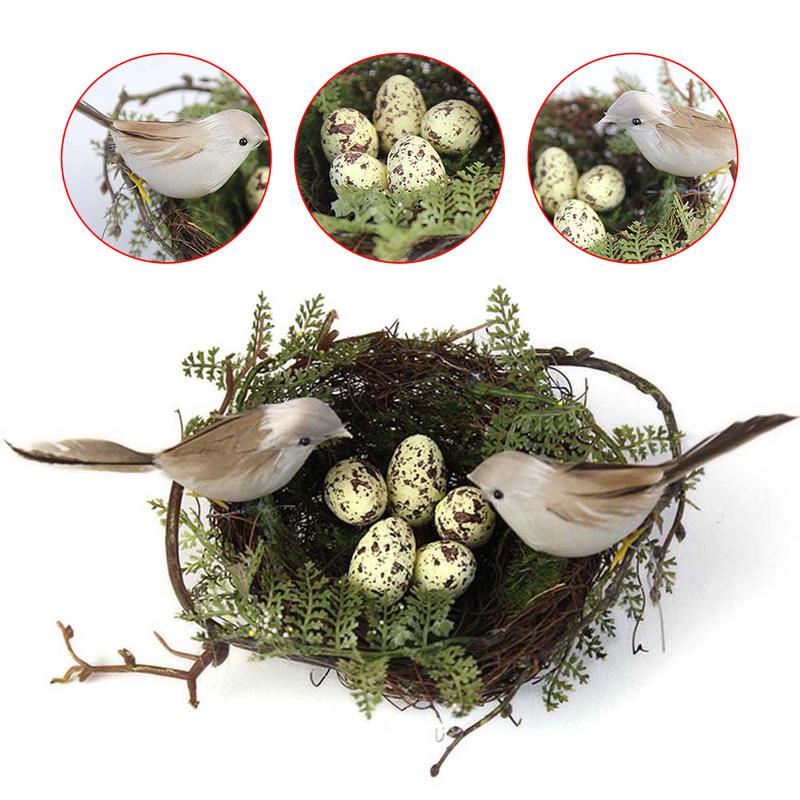 Simulatie Vogelnest Valse Vogelnest Decoratie Prop... – Vicedeal