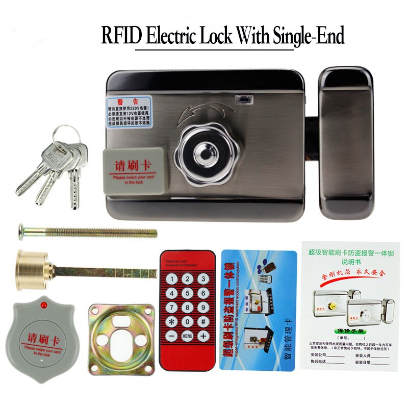 Access control lock metal mute electric lock RFID ... – Grandado