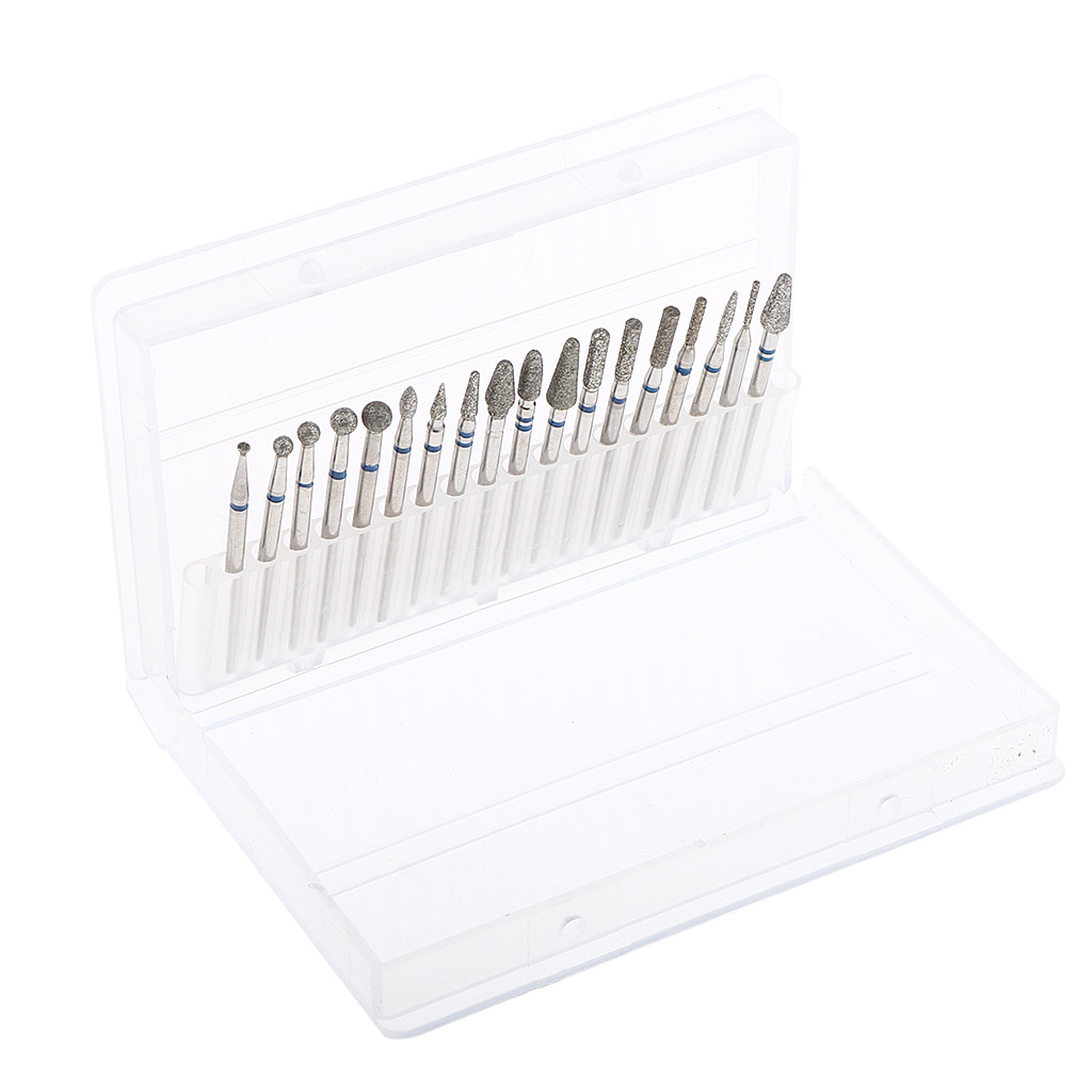 18x Nail Drill Bit Cuticle Cleaner Rotary Polishin... – Vicedeal