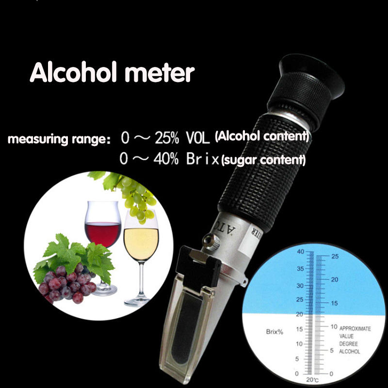 Handheld Brix Refractometer Alcohol Meter Draagbar... – Grandado