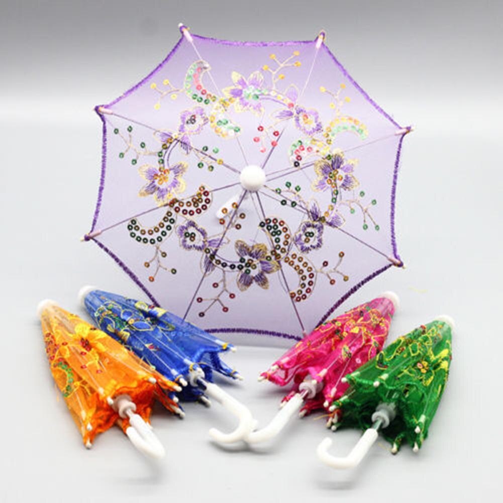 1PC Mini Kids Umbrella Craft Embroidery Umbrella S... – Grandado
