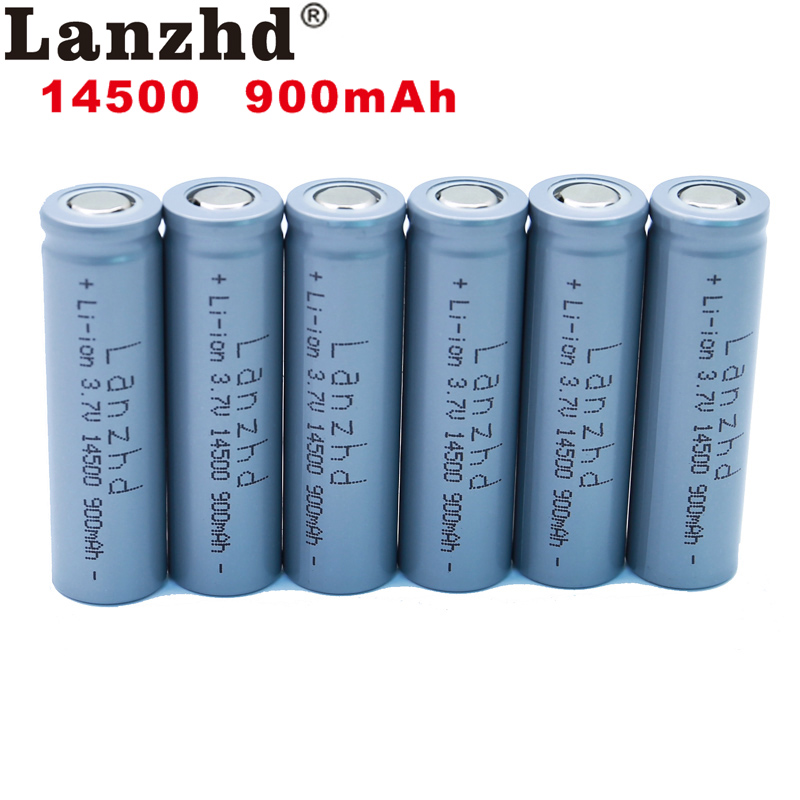 1-8PCS 14500 battery 3.7V 900mAh Rechargeable Li-i... – Grandado