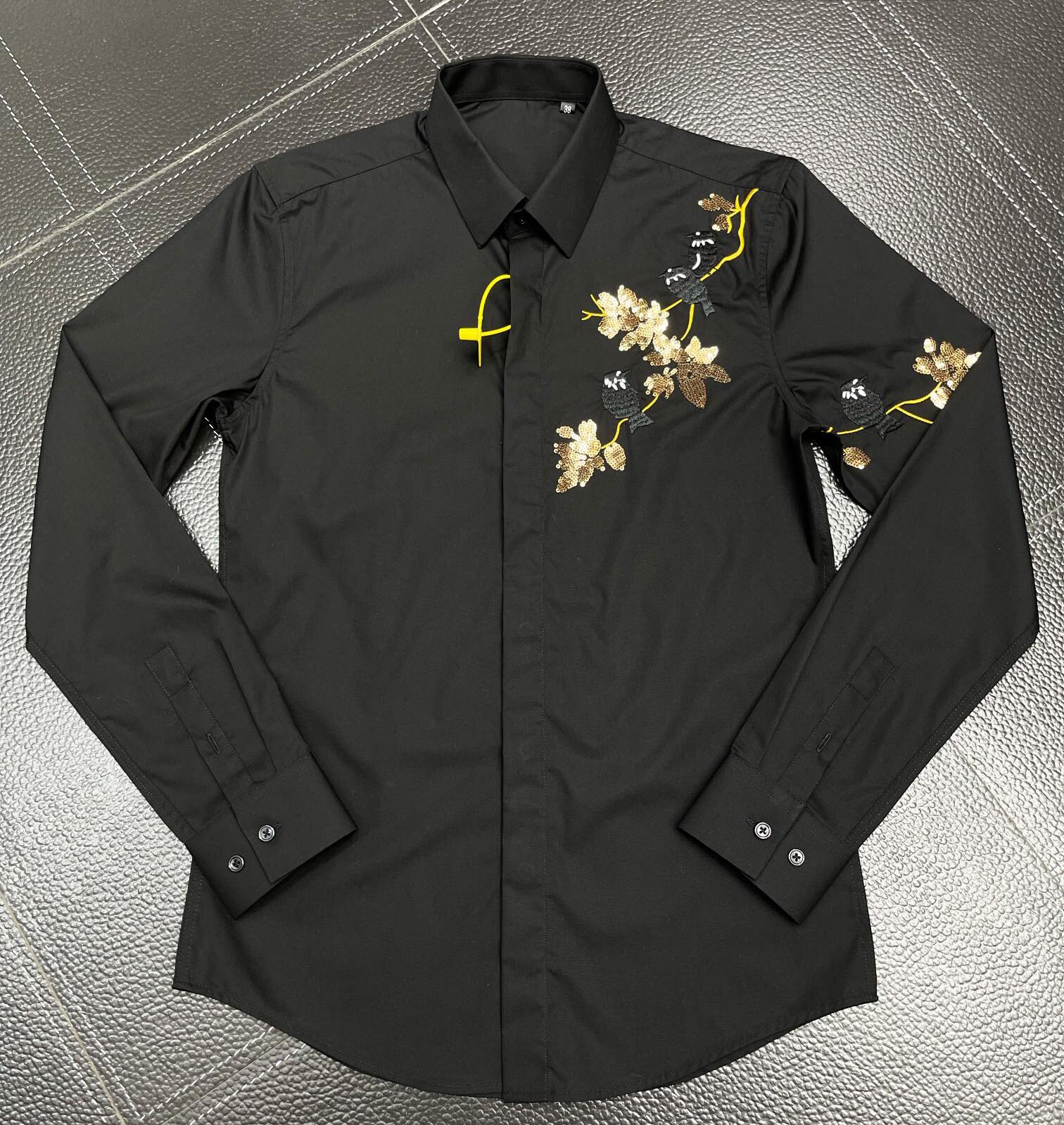 Runway Shirt Mannen Toevallige Slanke Mannelijke J... – Vicedeal