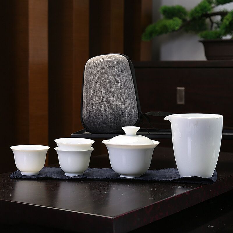 Ceramic gaiwan tea cup for chinese kung fu travel ... – Vicedeal