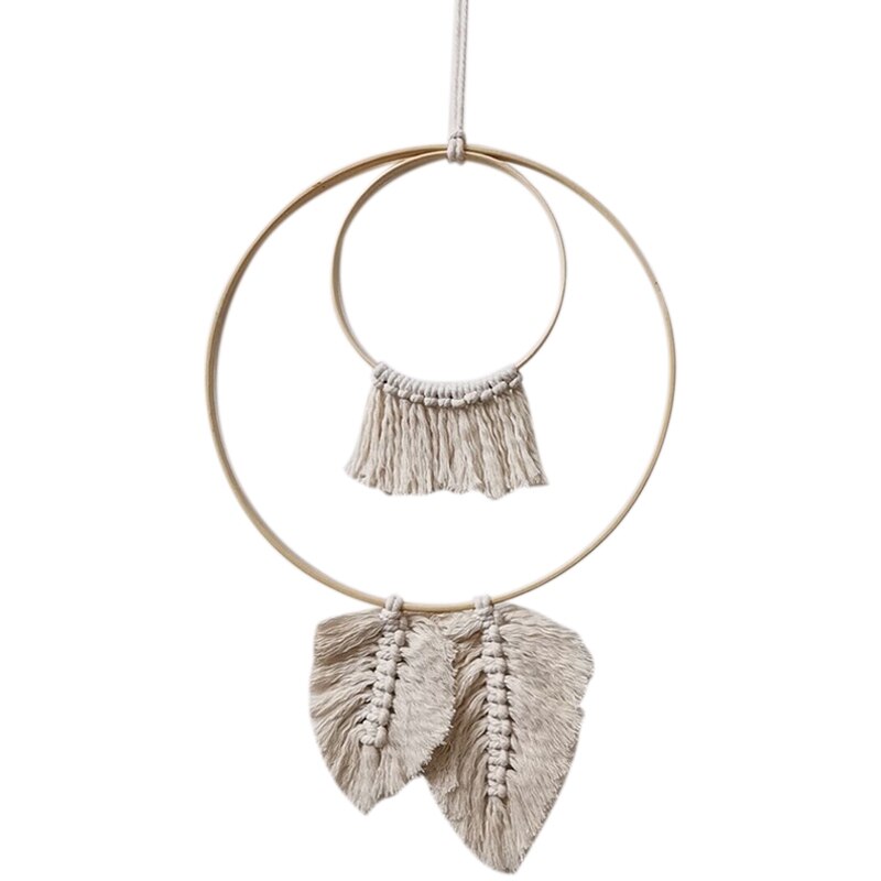 Drømmefanger hængende ornamenter håndvævet macrame... – Vicedeal