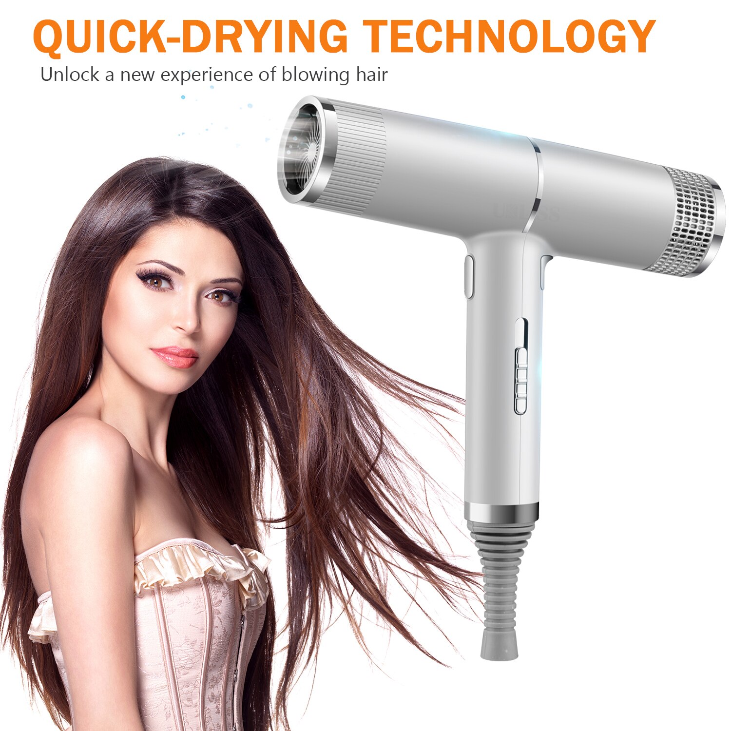 Blow Dryer Hairdryers Low Noise Salon Air Dryer Hi... – Vicedeal