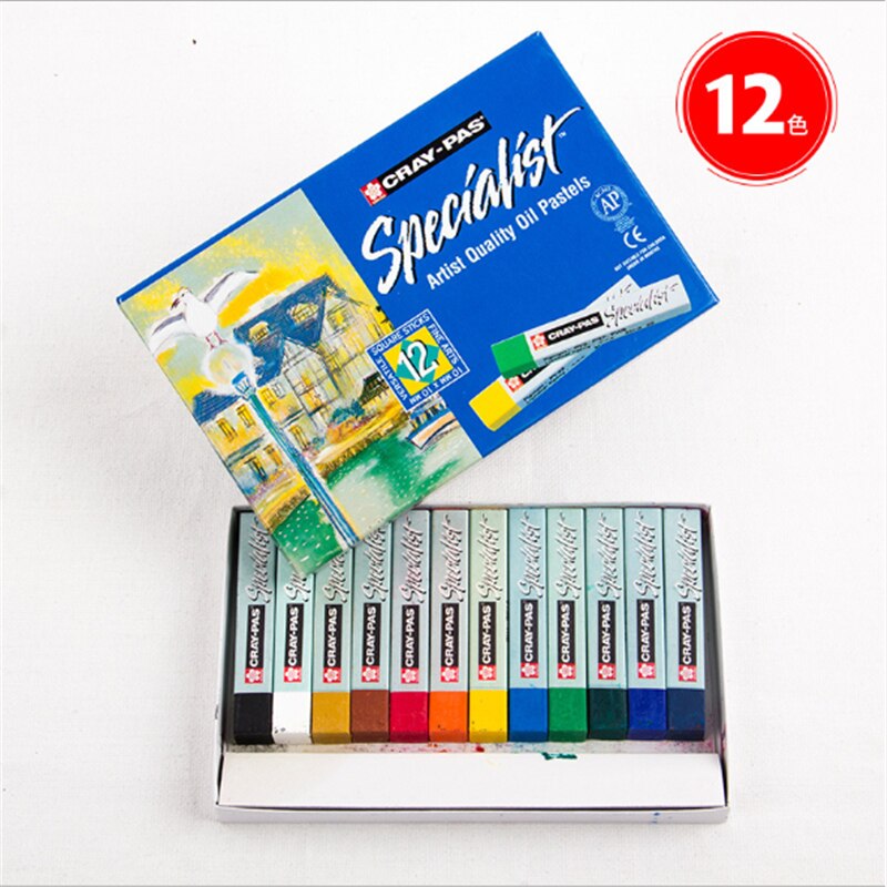 12/25 Color Square Oil Pastel for Artist Student G... – Grandado