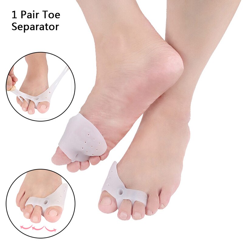 1Pair Silicone Bunion Toe Corrector Straightener S... – Grandado