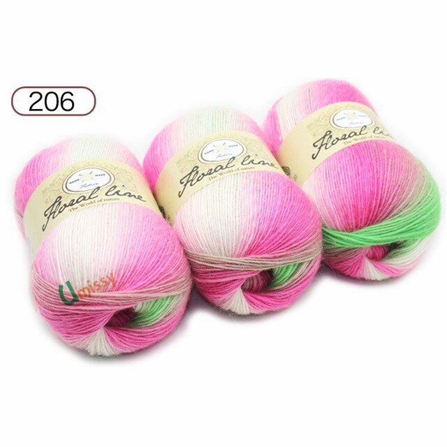 100g/Ball Crochet yarn lanas 100% Cashmere Yarn kn... – Grandado