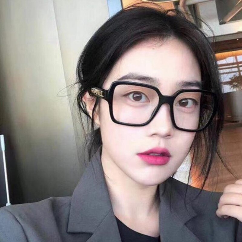Black Ladies Computer Square Glasses Frame Luxury ... – Grandado