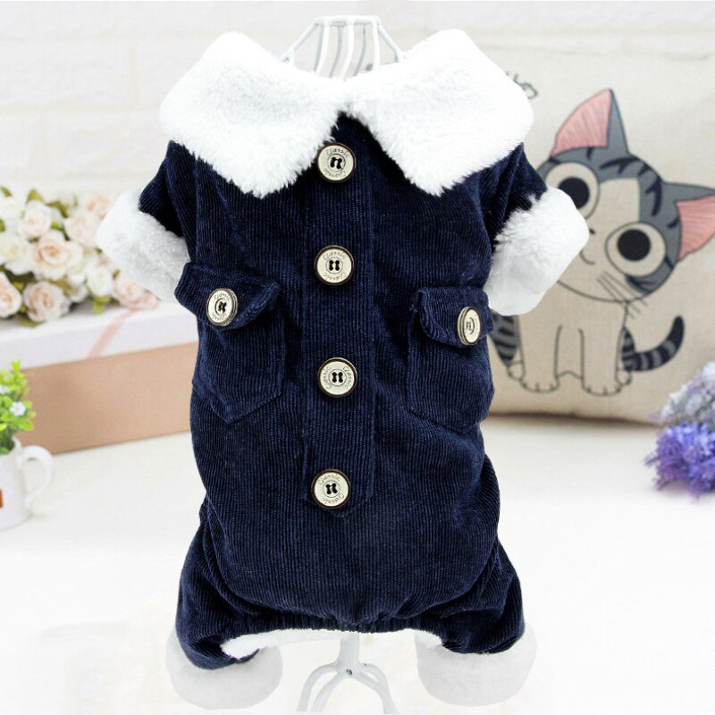 Dog Pets Clothing Winter Dog Coat Jacket Jumpsuit ... – Grandado