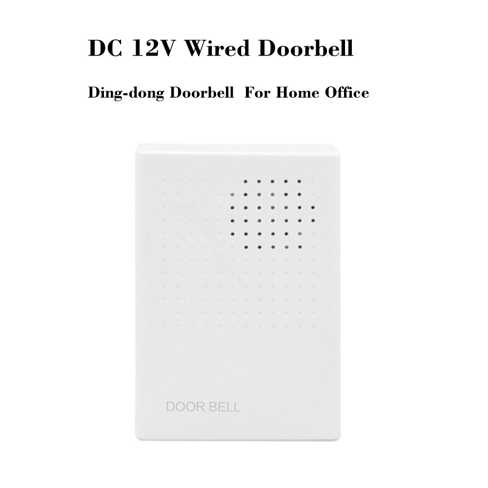 DC 12V Wired Doorbell Access Control Door Bell Din... – Grandado