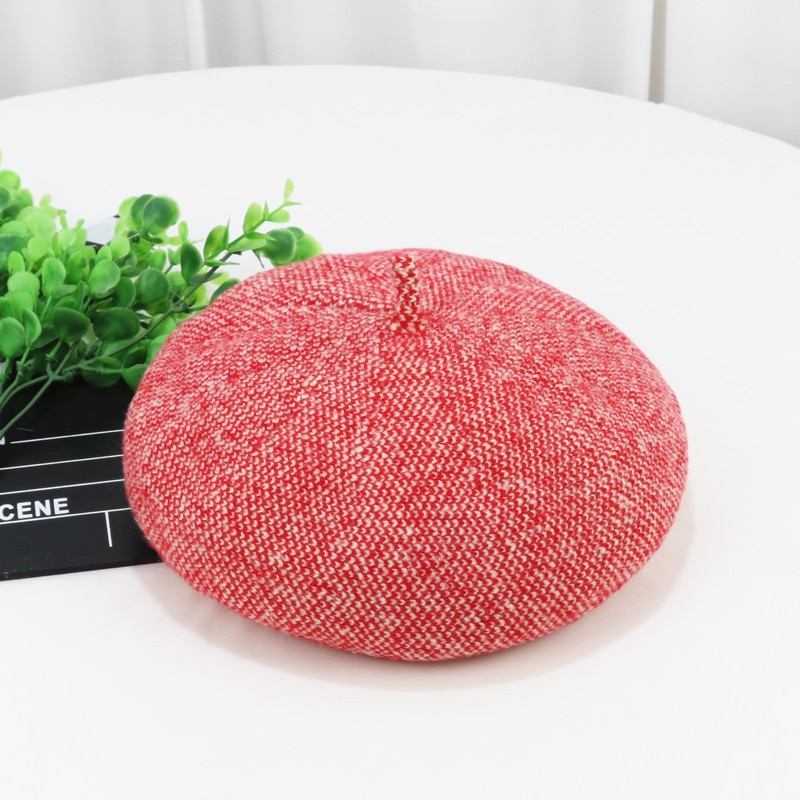 Wool hat knit painter cap for Women beret female h... – Grandado