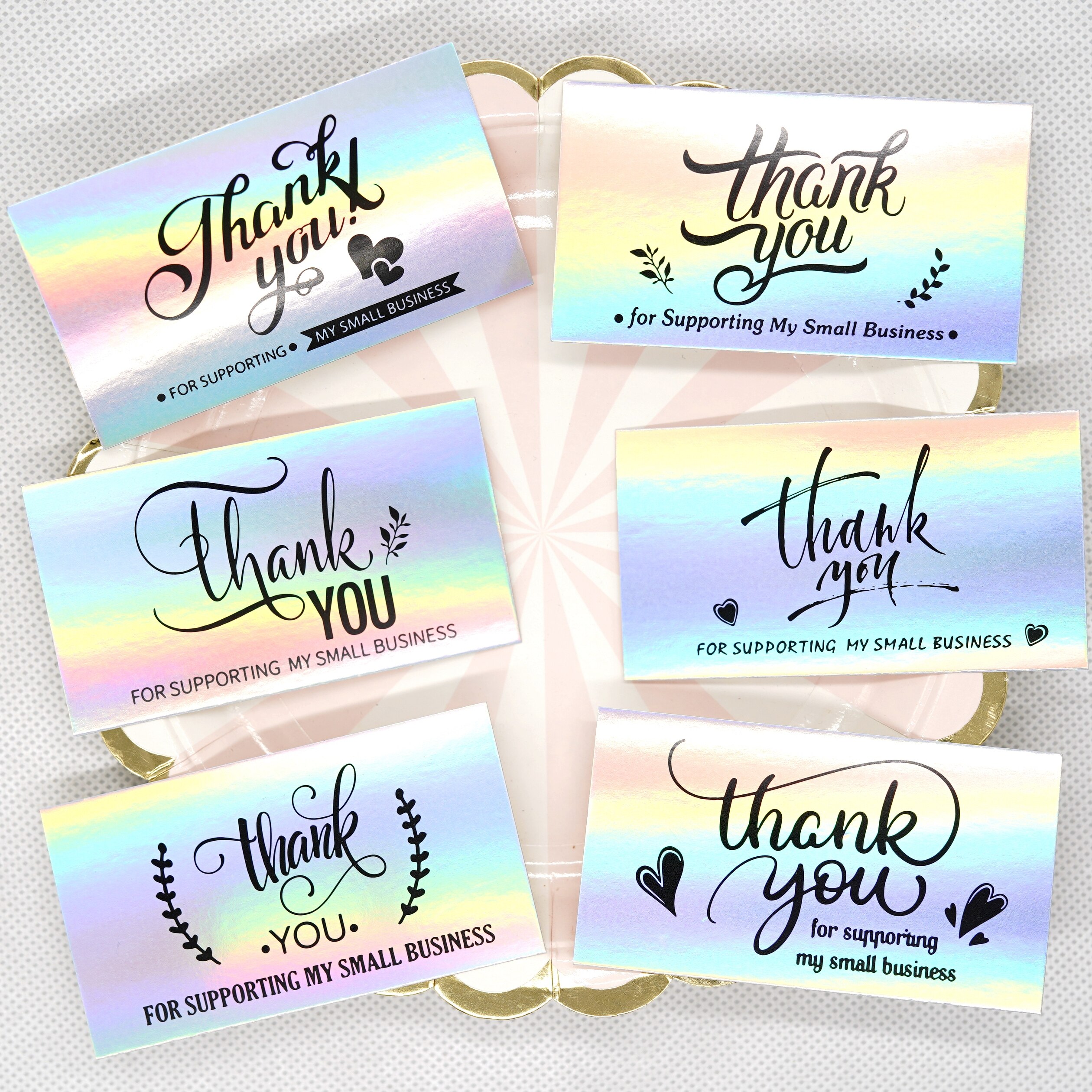 50pcs Thank You for Your Order Business Cards , Sh... – Vicedeal