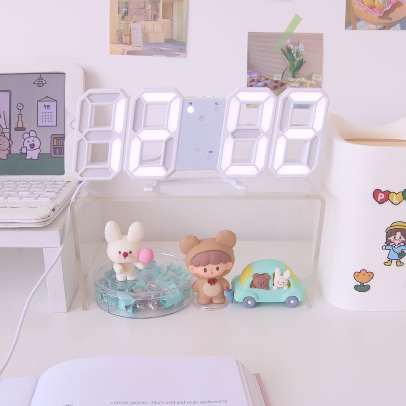 ins Korean style simple led digital clock clock wa... – Grandado