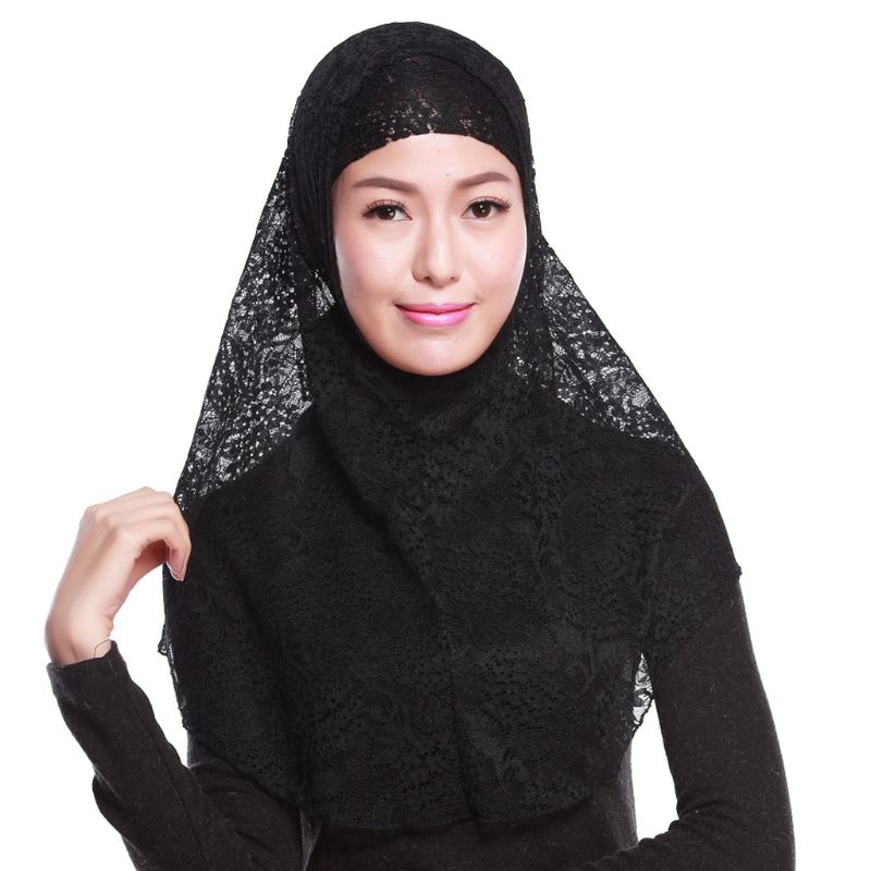 Womens 2 Piece Full Crochet Floral Lace Amira Musl... – Grandado