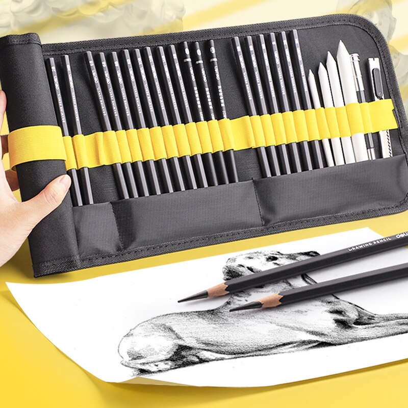 Deli sketch drawing pencils full set painting tool... – Grandado
