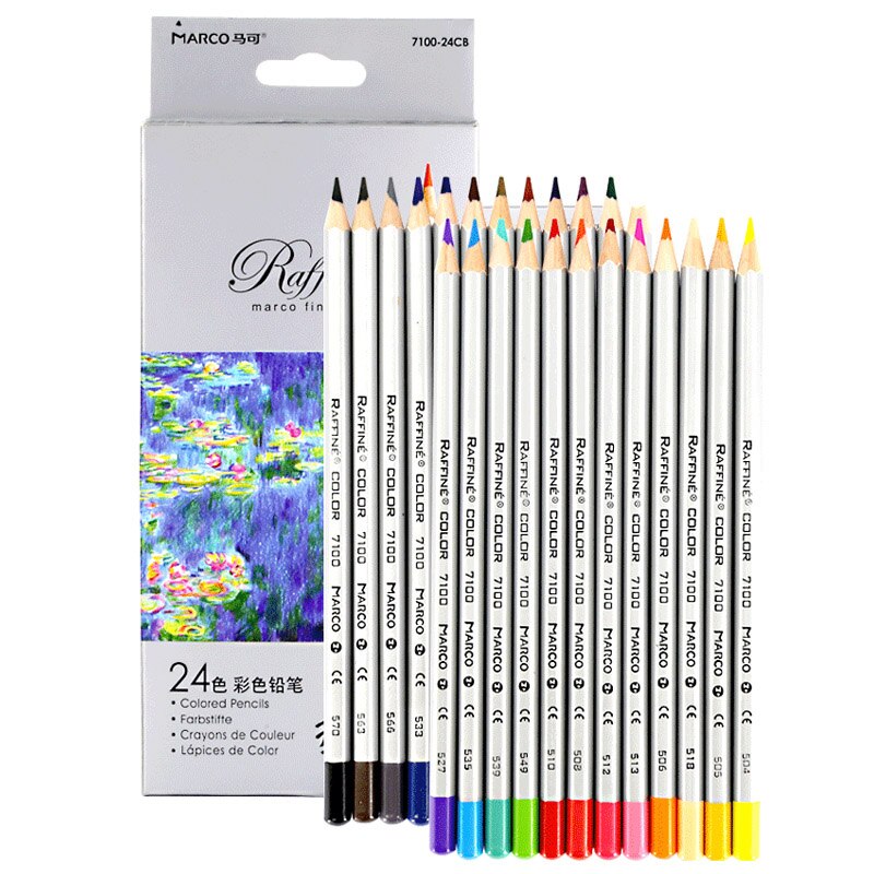 Marco Raffine Buntstifte Farbige Bleistifte 48 72 ... – Grandado