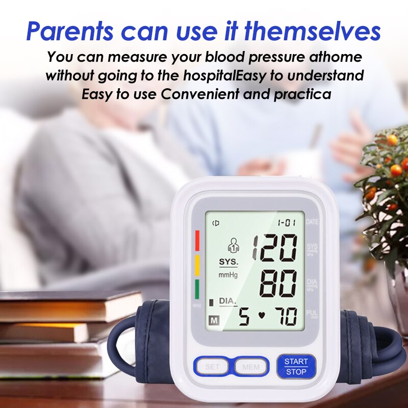 Blood Pressure Monitor Upper Arm Household Portabl... – Grandado