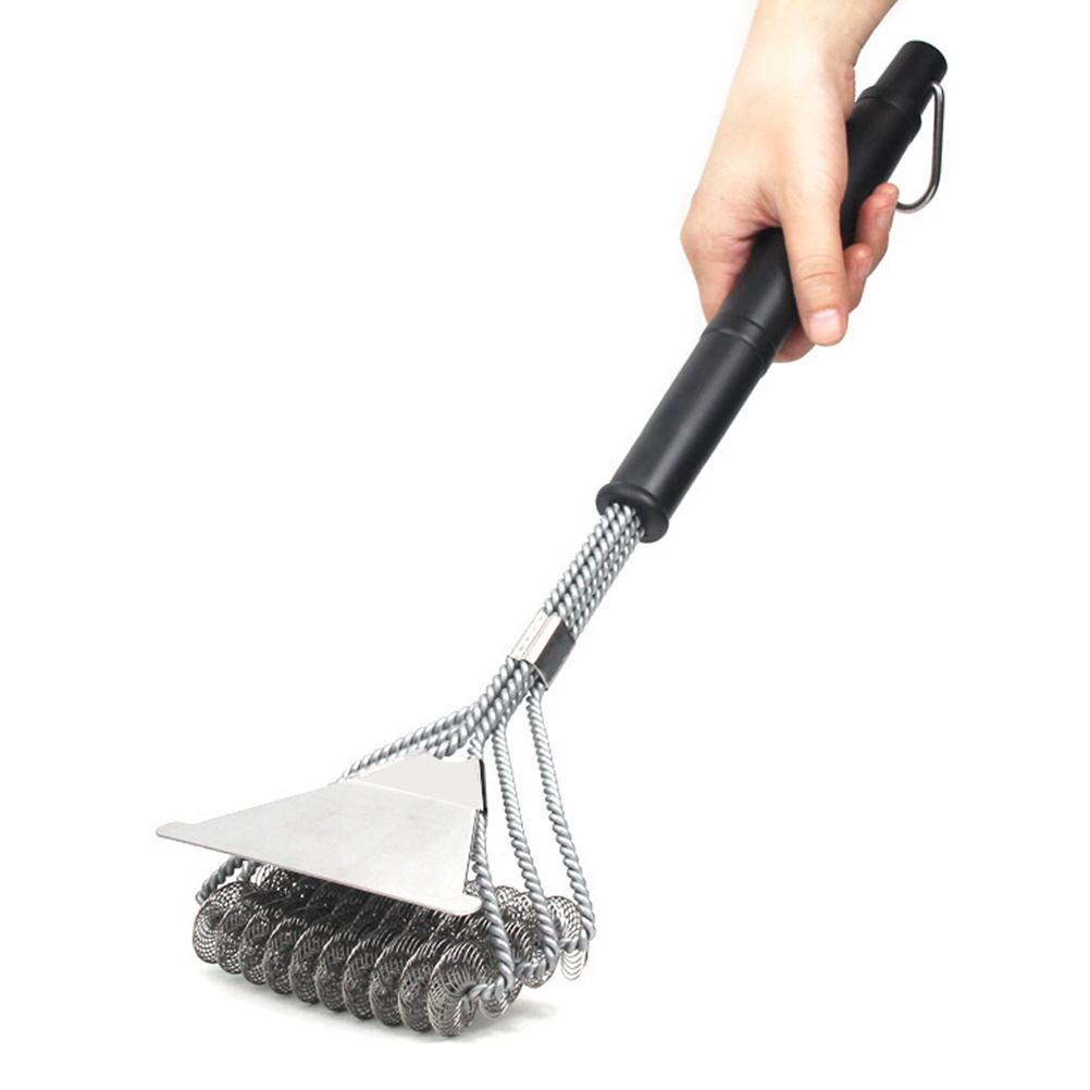 Stainless Steel Grill Brush And Scraper Bristle Fr... – Vicedeal
