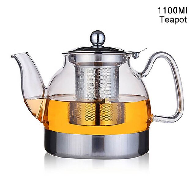 YMEEI 800/1100ML Glass Teapot Gas Stove Induction ... – Grandado