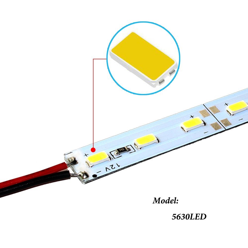 20 stuks 1 m 5630 led strip bar dc 12 v 72 leds ni... – Grandado