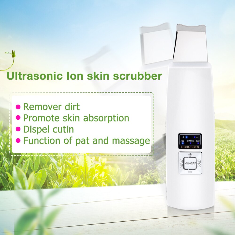 Ultrasonic Skin Scrubber Deep Face Cleaning Machin... – Grandado