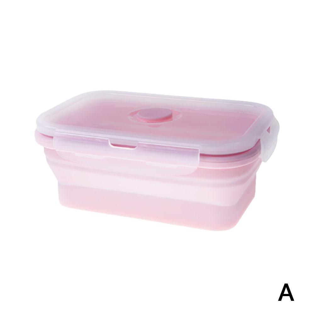 500ml Silicone Collapsible Lunch Box Food Storage ... – Vicedeal