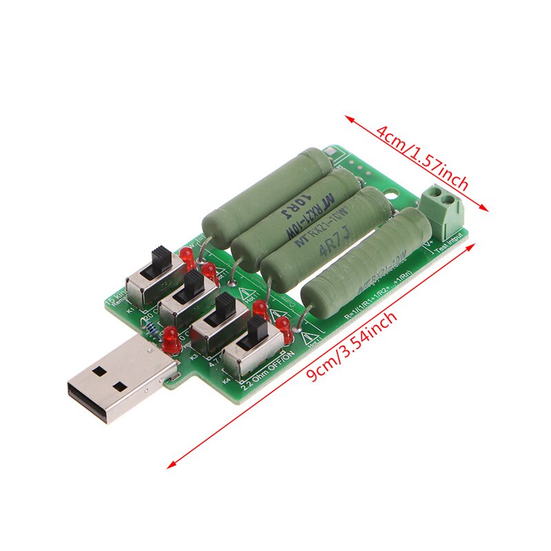 USB Electronic Load Discharge Resistance Resistor ... – Vicedeal
