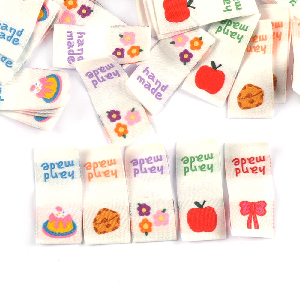 50Pcs Cartoon Cake/Apple/Cheese Embroidery Labels ... – Vicedeal